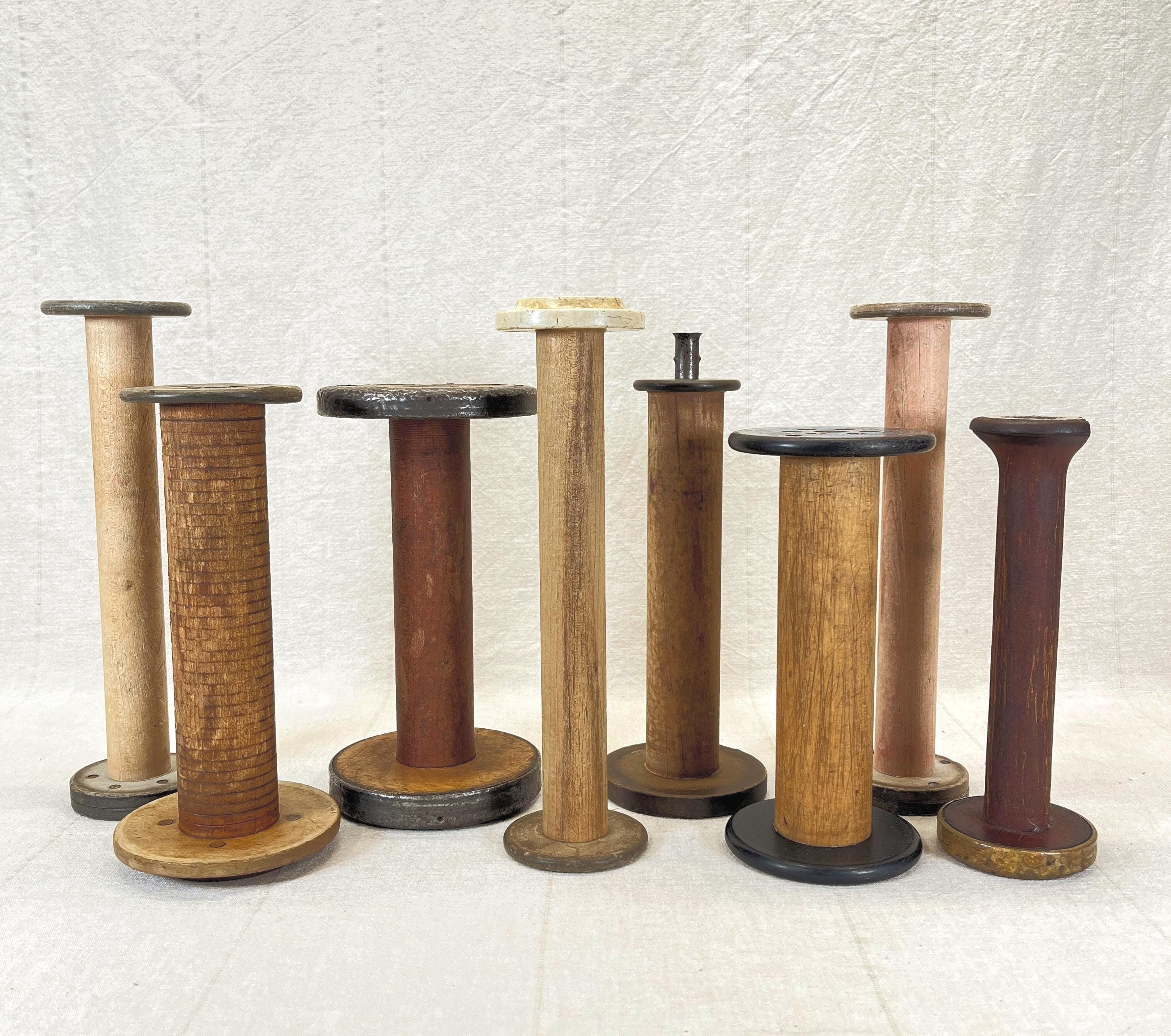 Vintage Wood Thread Spool | Choose One | Rustic Farmhouse Decor ...