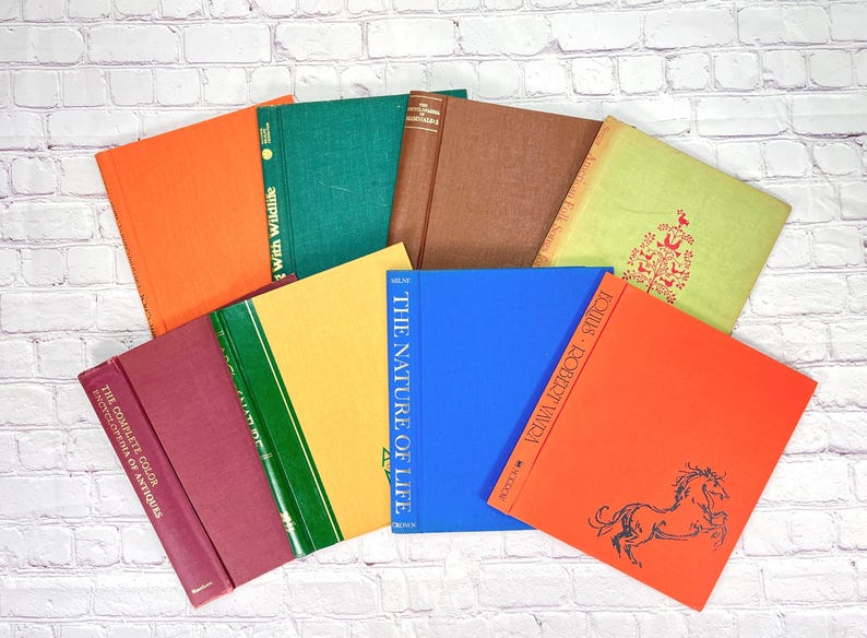 Book Covers, Large Salvaged Book Covers, Vintage Upcycled Book Covers ...