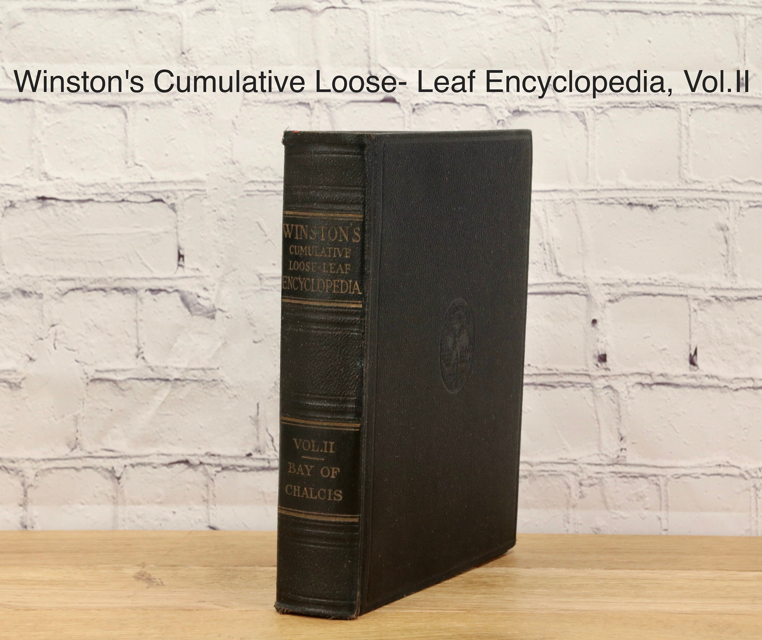 Winston's Cumulative Loose- Leaf Encyclopedia, Vol. 2 Hardcover 1923 - Etsy