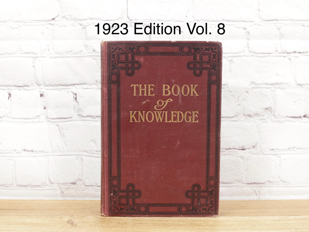 The Book of Knowledge 1923 Hardcover, the Children's Encyclopedia ...