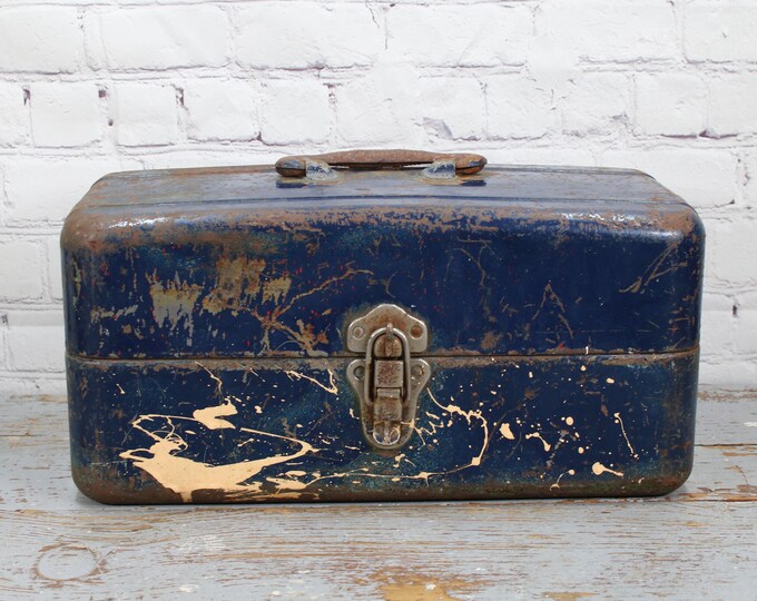 Vintage Utility Box, Union Steel Utility Chest Made in the USA, New ...