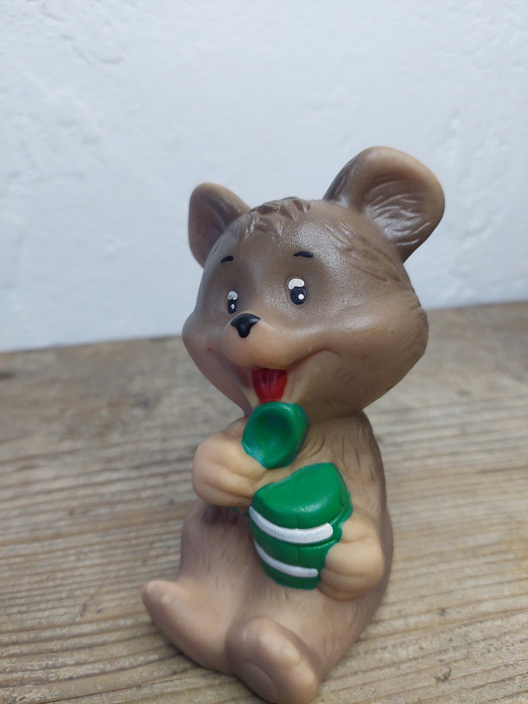 Vintage Rubber Bear Toyteddy Bear Old Toy Russian Bear Made in USSR - Etsy
