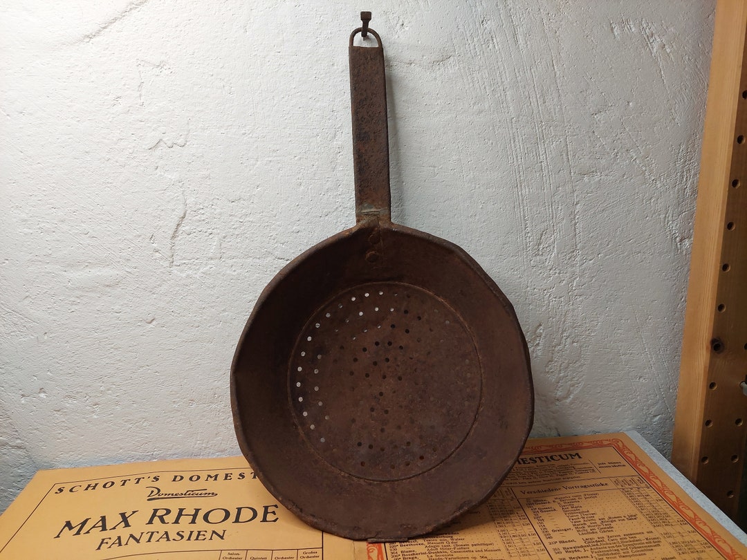 Antique Strainer Provence Decor Antique Metal Kitchen Strainer Antique ...