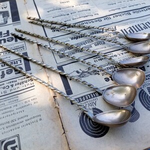 Antique Serving Spoon Large Spoon Alpaca Spoon Art Nouveau Style Spoon ...