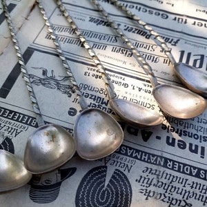 Antique Serving Spoon Large Spoon Alpaca Spoon Art Nouveau Style Spoon ...