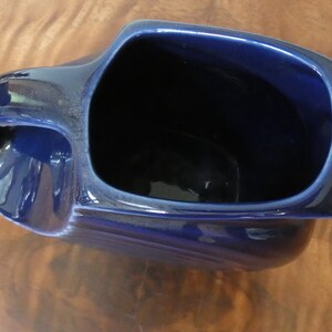 Vintage Fiestaware Cobalt Blue Pitcher Round Deco Shape 5 1/2" Tall ...