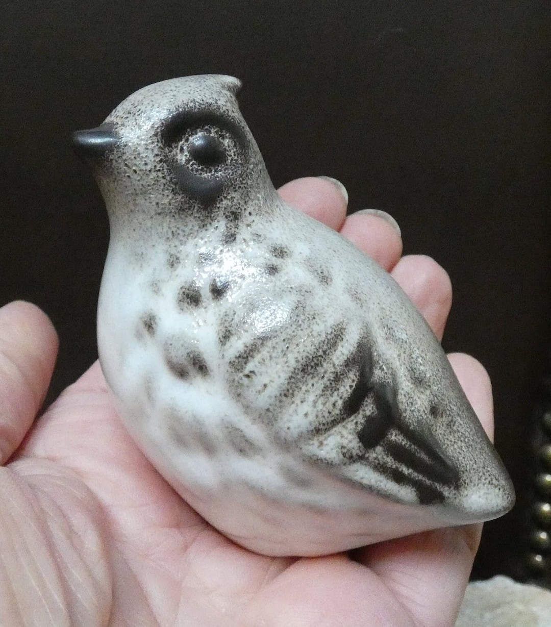 Vintage Bird Quail Howard Pierce Pottery Baby Bird Figurine Mid Century ...