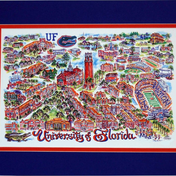 Florida Gators Art - Etsy