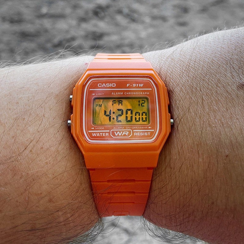 Casio F-91W Reflective Screen Filter - Etsy