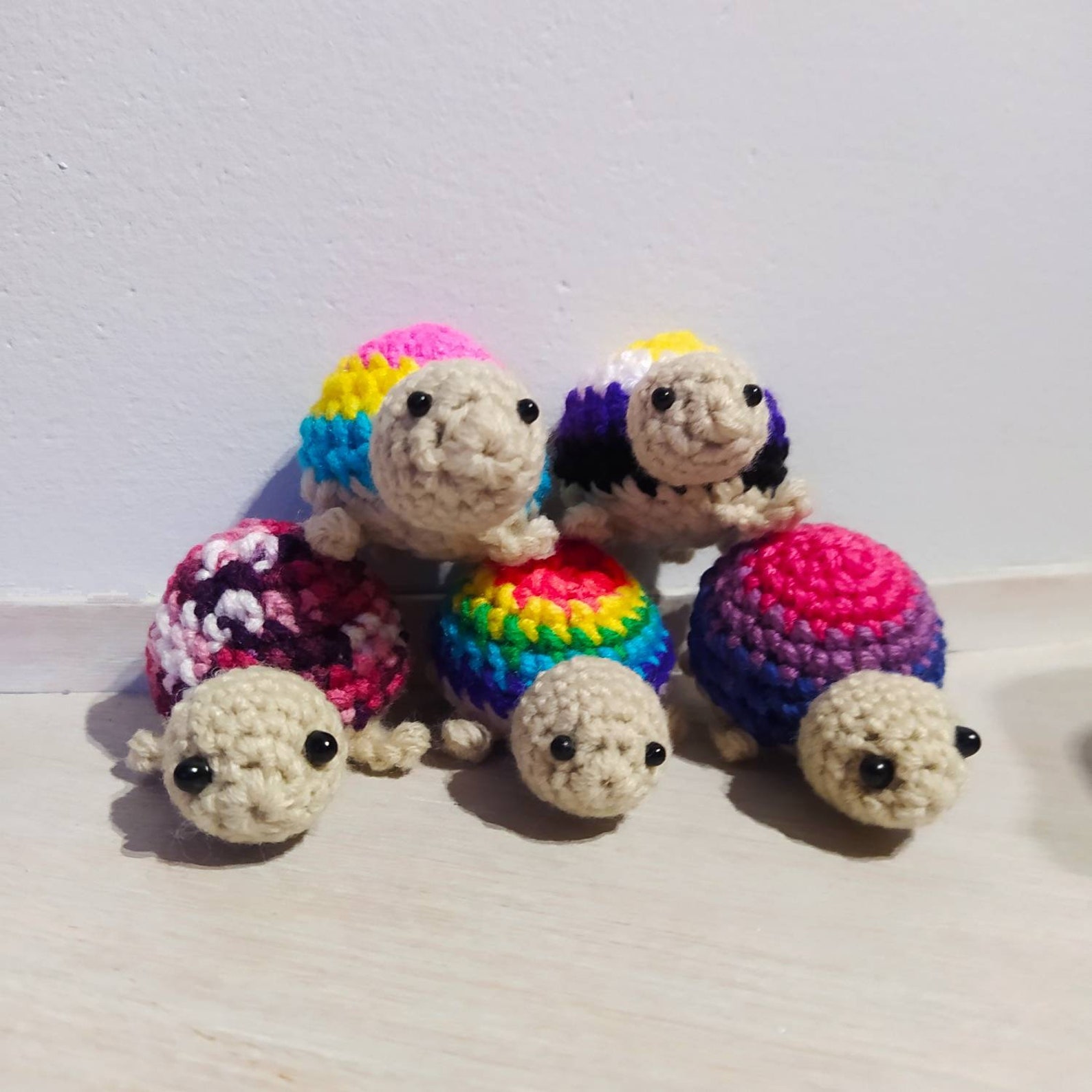 Tiny Turtles With LGBT Pride Flags Amigurumi - Etsy