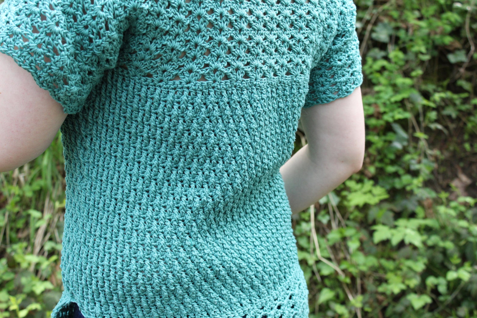Crochet Top Pattern Crochet Tee Pattern Woman Top Pattern - Etsy
