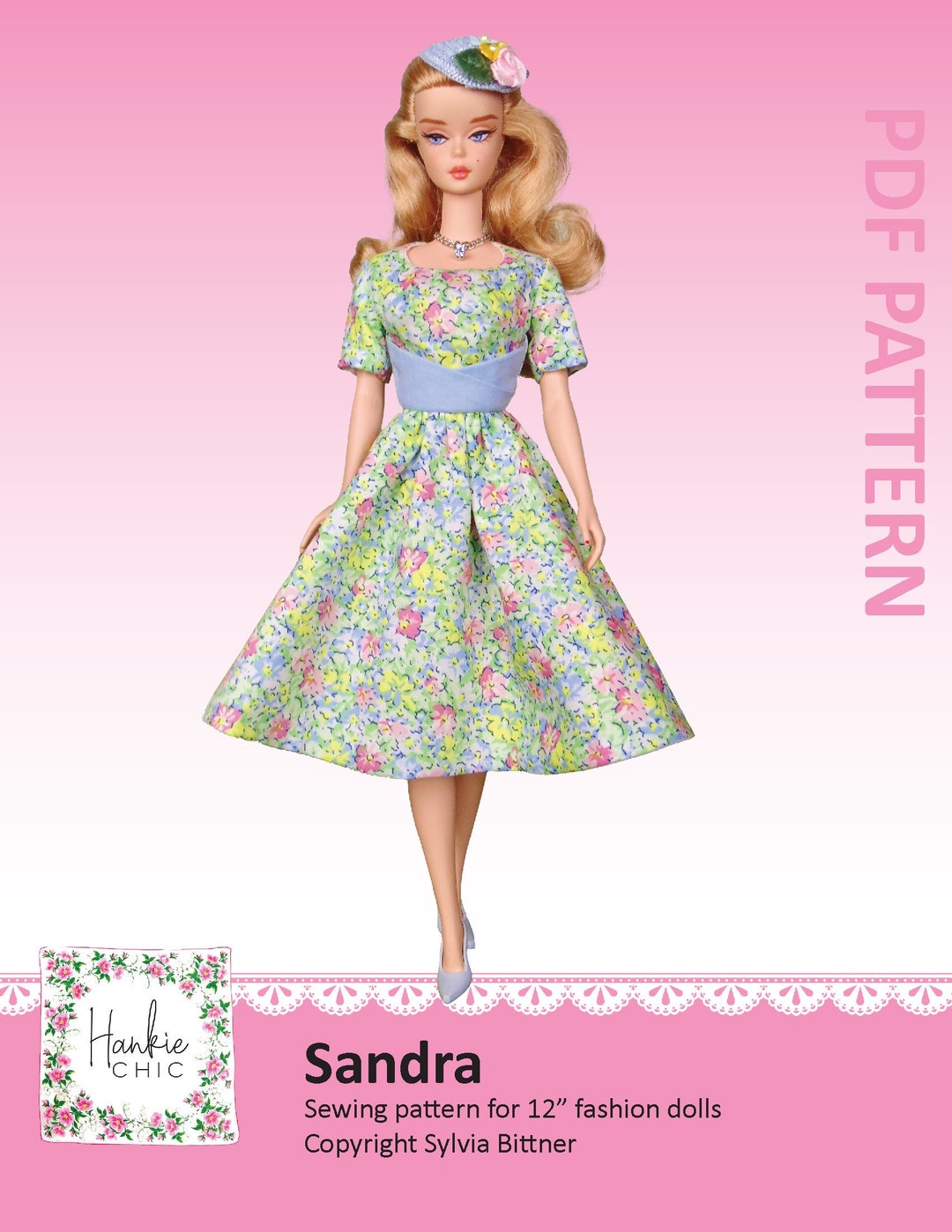 Sandra Sewing Pattern for 12 Fashion Dolls - Etsy
