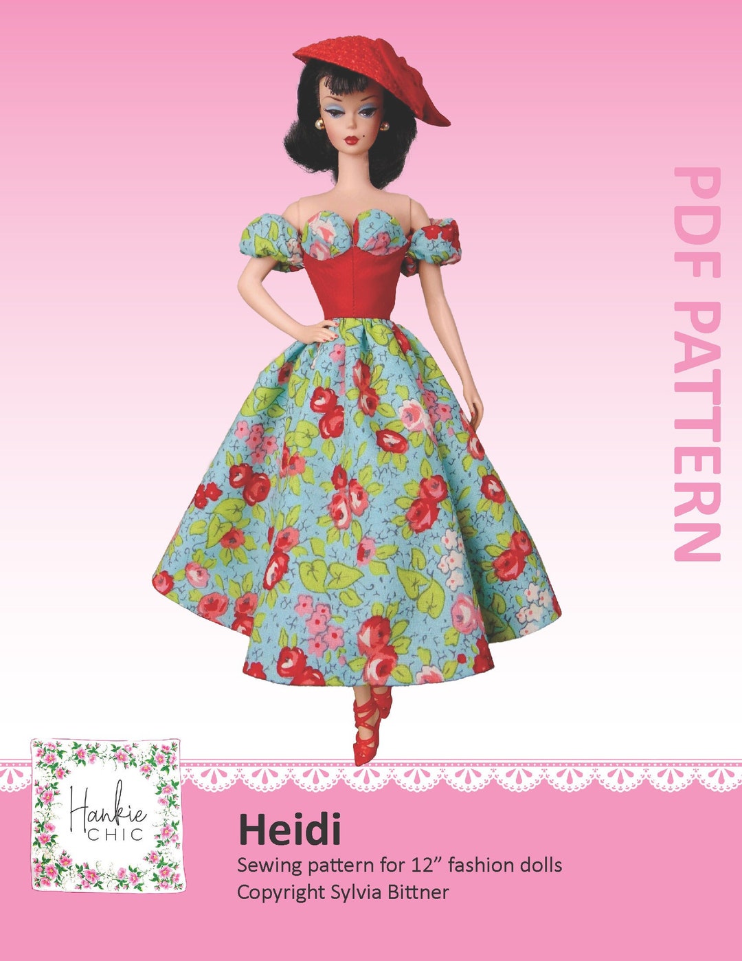 Heidi Sewing Pattern for 12 Fashion Dolls - Etsy