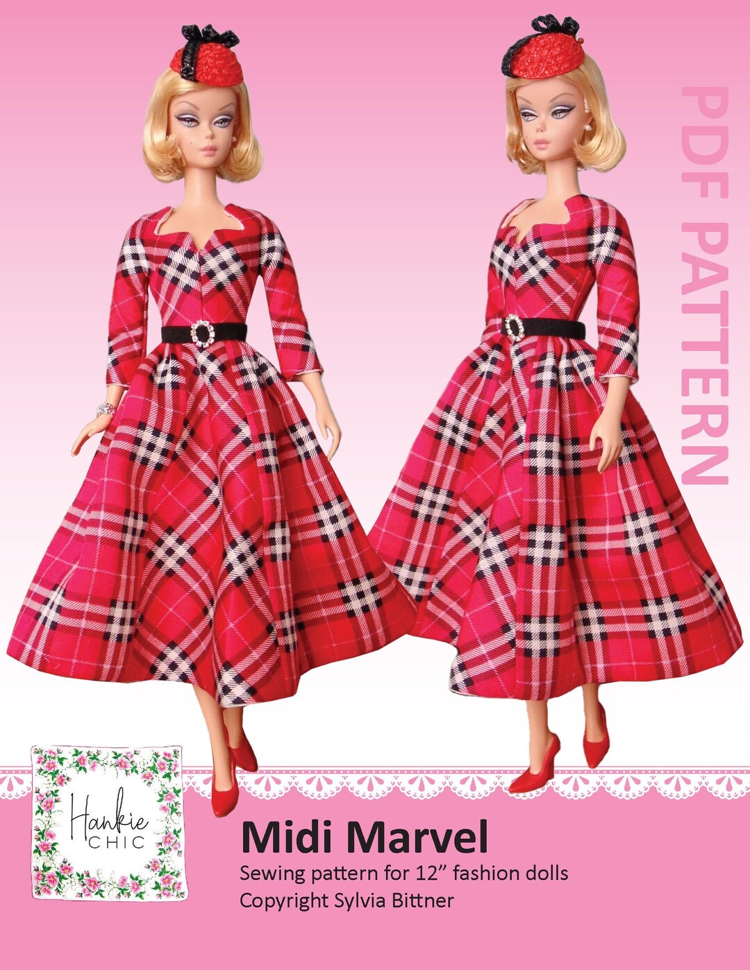 Midi Marvel Sewing Pattern for 12 Fashion Dolls - Etsy Australia