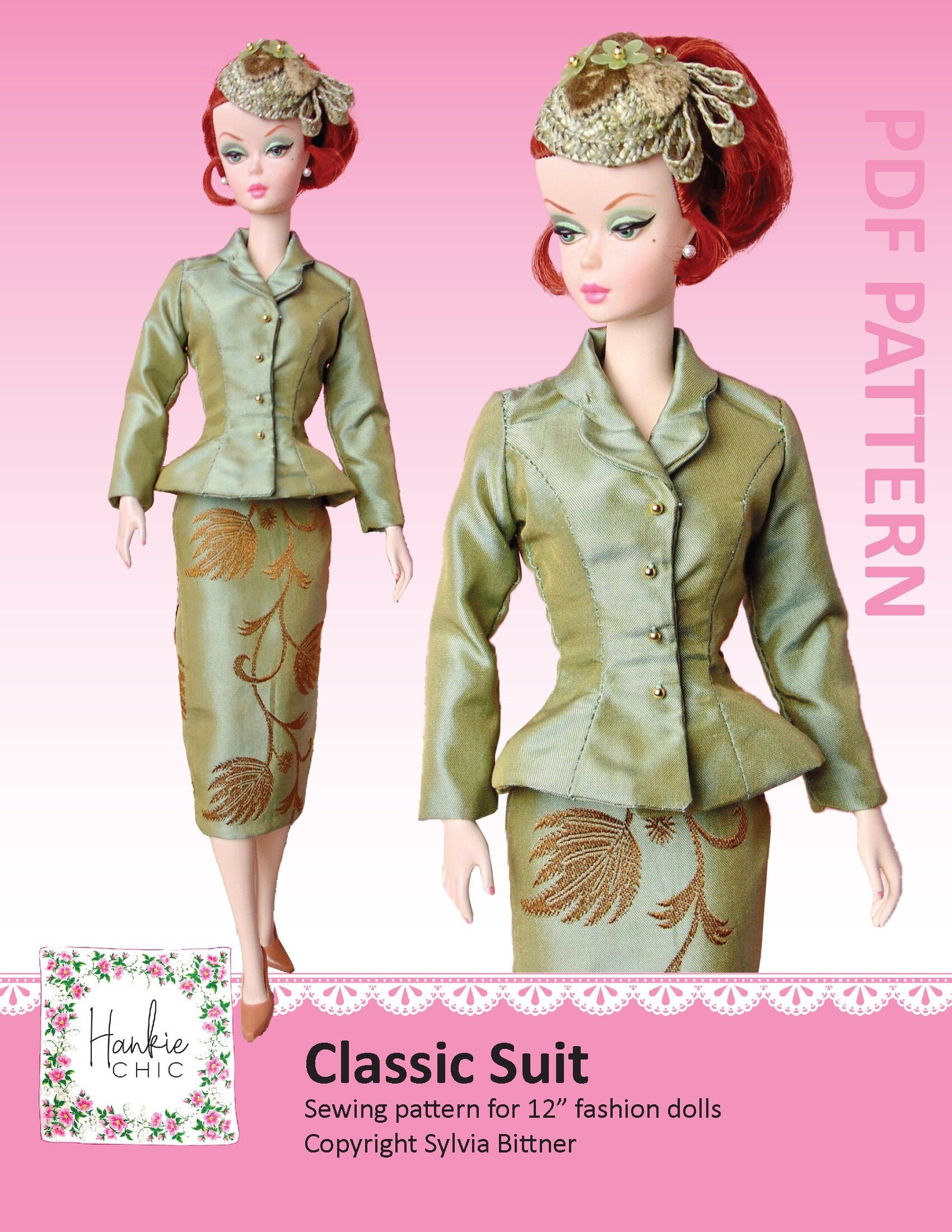 Classic Suit Sewing Pattern for 12 Fashion Dolls - Etsy
