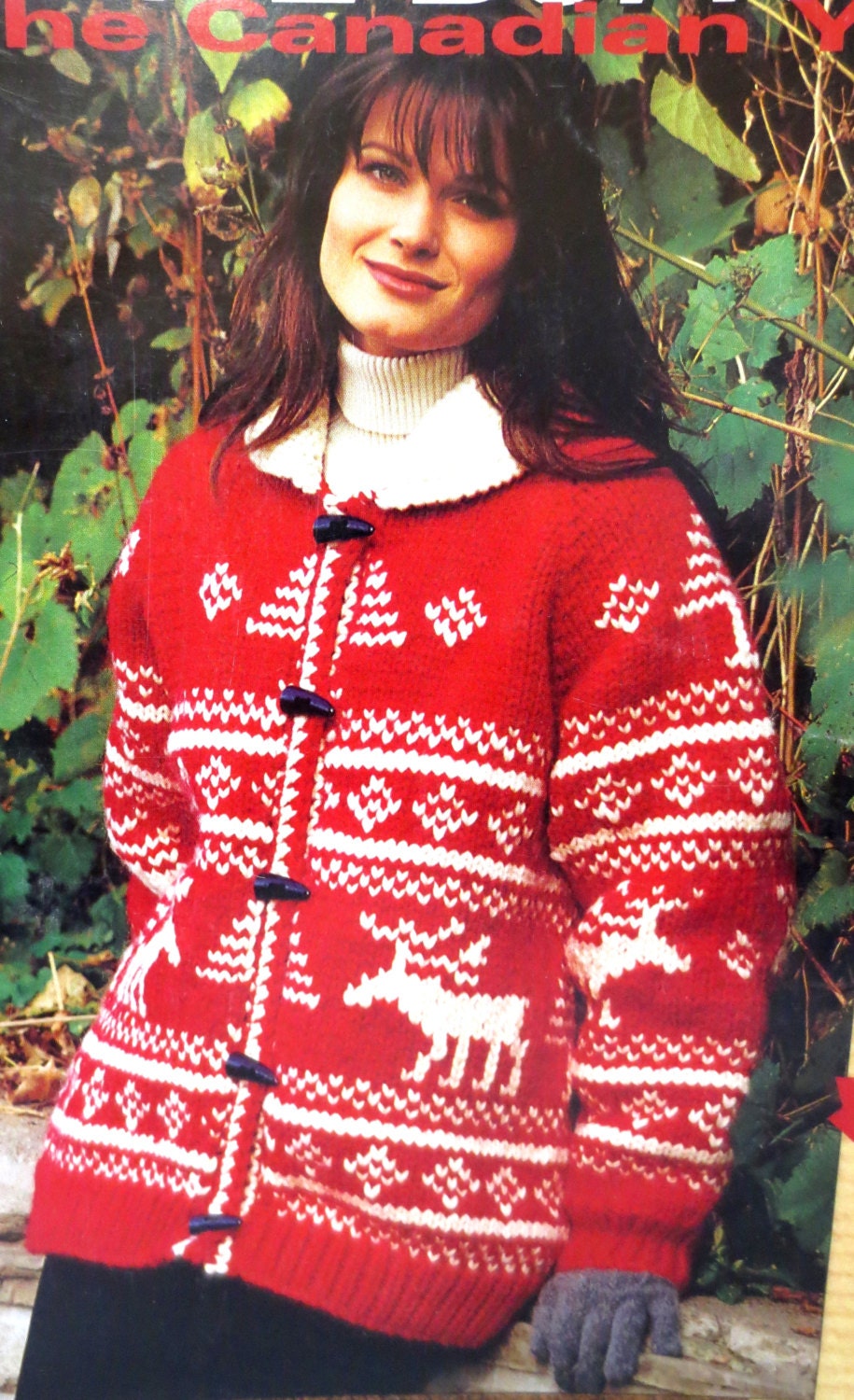 White Buffalo Wool Cowichan Sweater Knitting Pattern #1419-1 - PDF ...