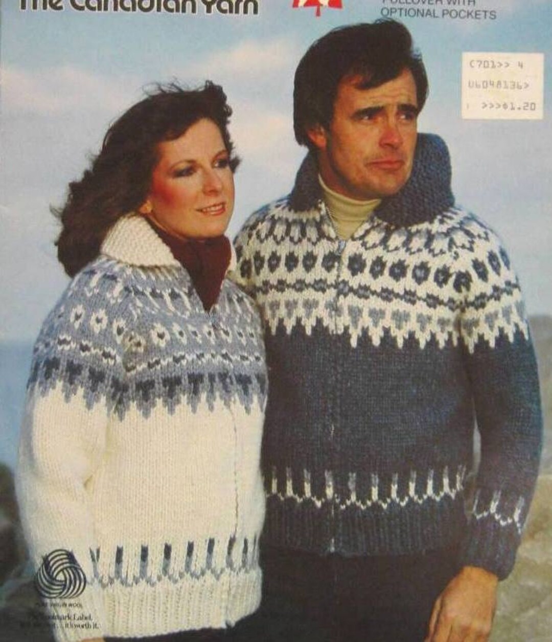 White Buffalo Wool Cowichan Knitting Pattern 6714 - PDF - Plus Bonus ...