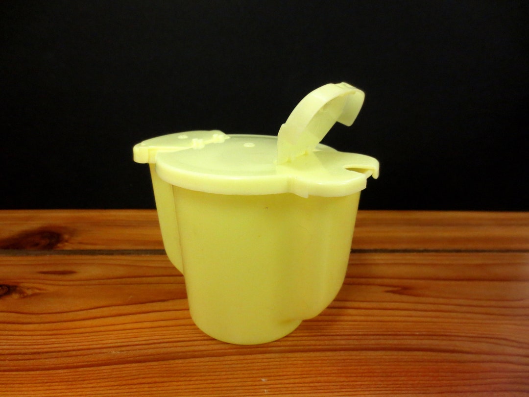 Tupperware Sugar Container Pastel Yellow 577 Made in Canada Vintage ...
