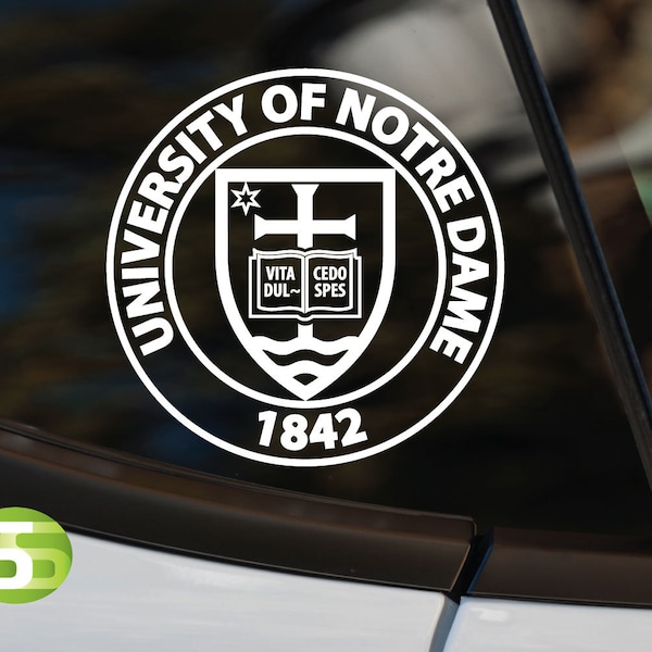 University of Notre Dame Decals - Etsy