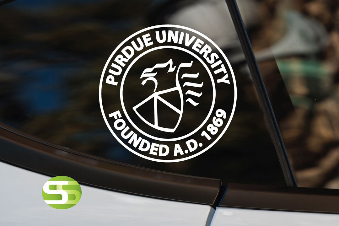 Purdue University Seal Decal Gift College Present Alumni - Etsy