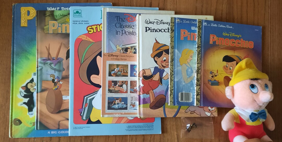 Vintage Walt Disney's Pinocchio Collector's Set - Etsy