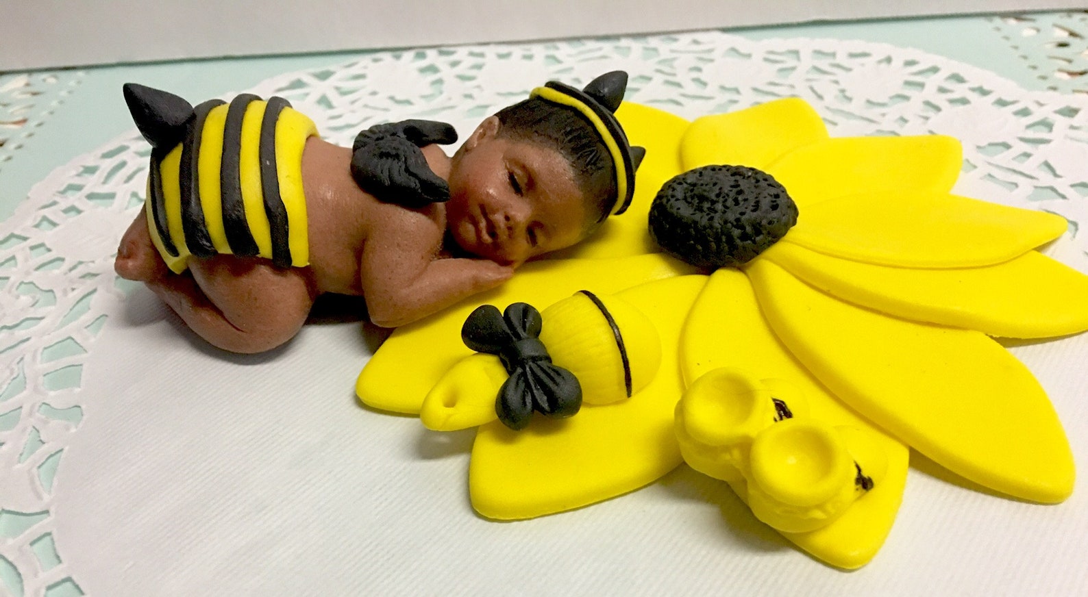 Larger Baby Bumble Bee Resting for Your Party.. Baby Shower - Etsy