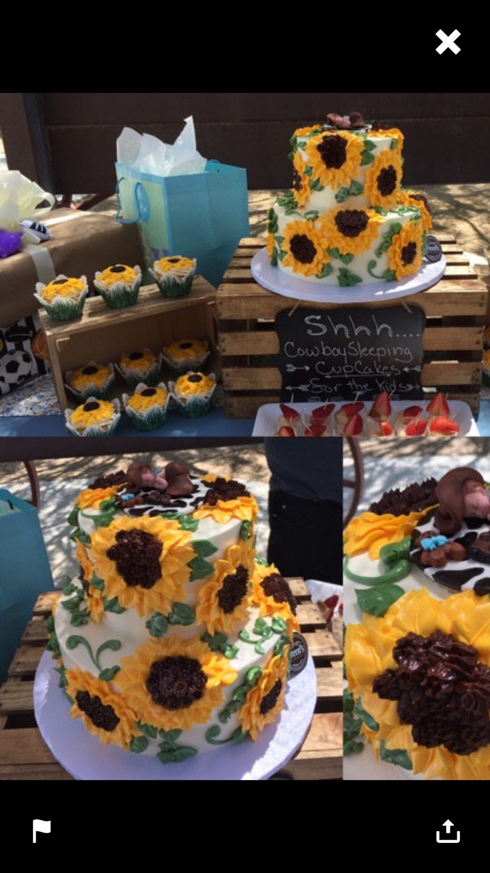 This Little Baby Cowboy is Ready for Your Cake. Baby Shower, Birthdays ...