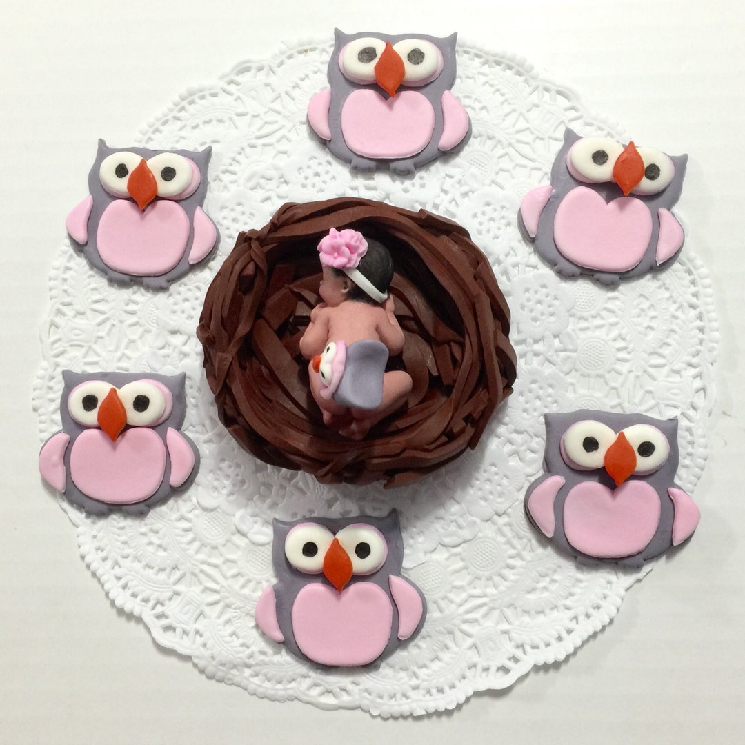 This is the Cutest Owl Baby Cake Topper. Baby Shower, Birthdays ...