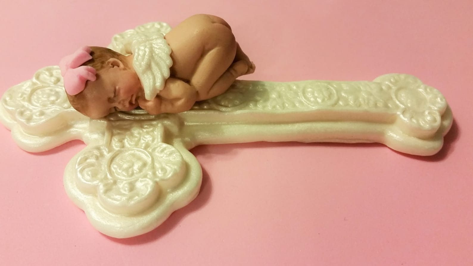 This Baby Angel is Sleeping on a Cross Can Put a Diaper or - Etsy
