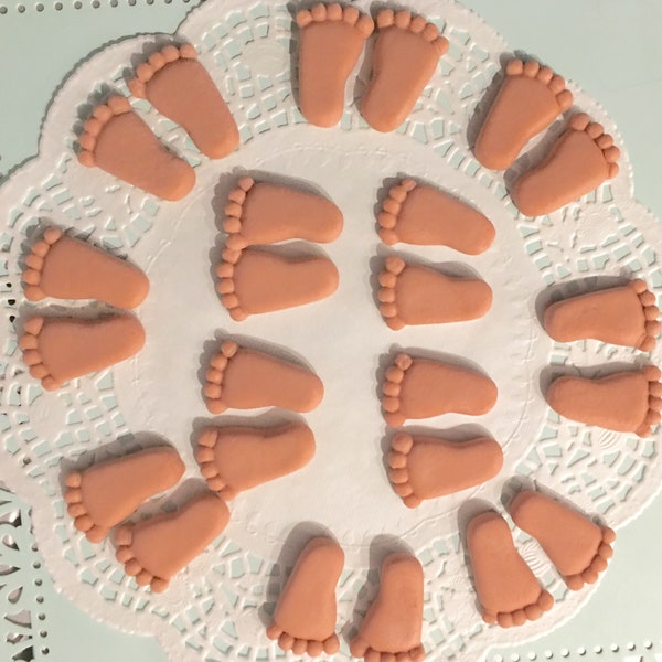 Footprint Cake Topper - Etsy