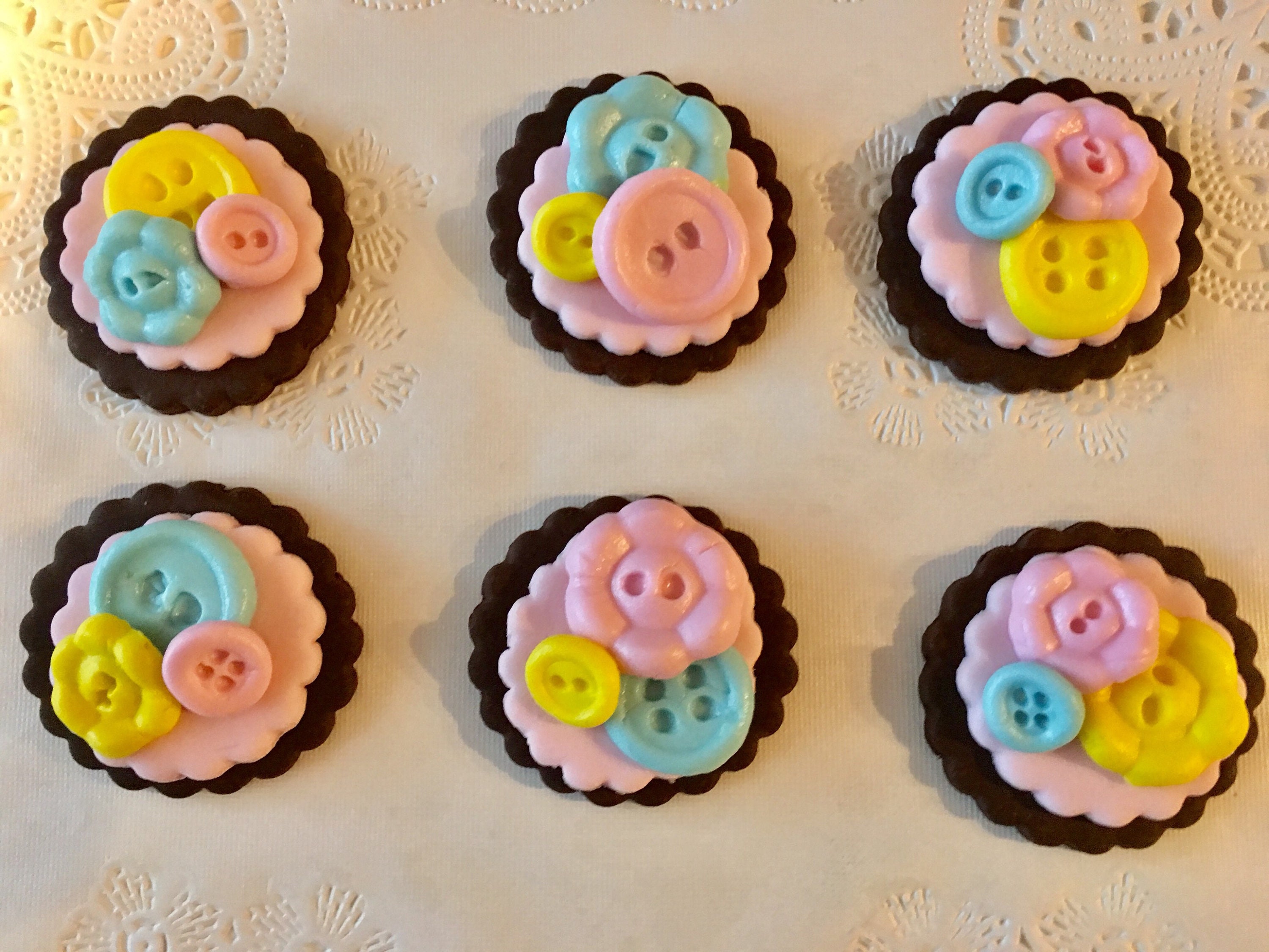 Paper & Party Supplies Fondant Cupcake Toppers Cupcake Cake Toppers ...