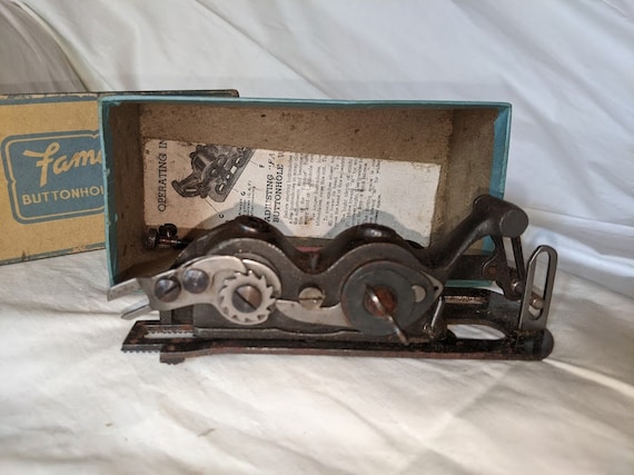 Vintage Famous Buttonhole Worker Machine Part - Etsy