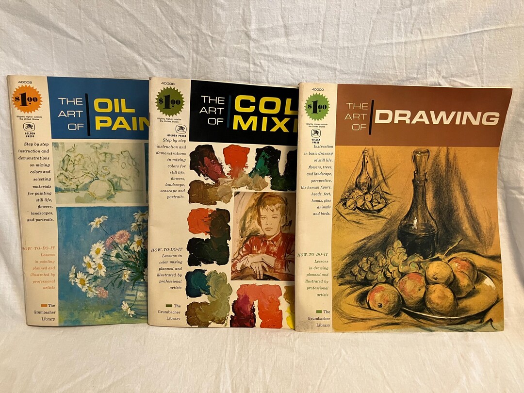 Vintage 1960s Artist Guide Booklets for Beginners Set of 3: Art of ...