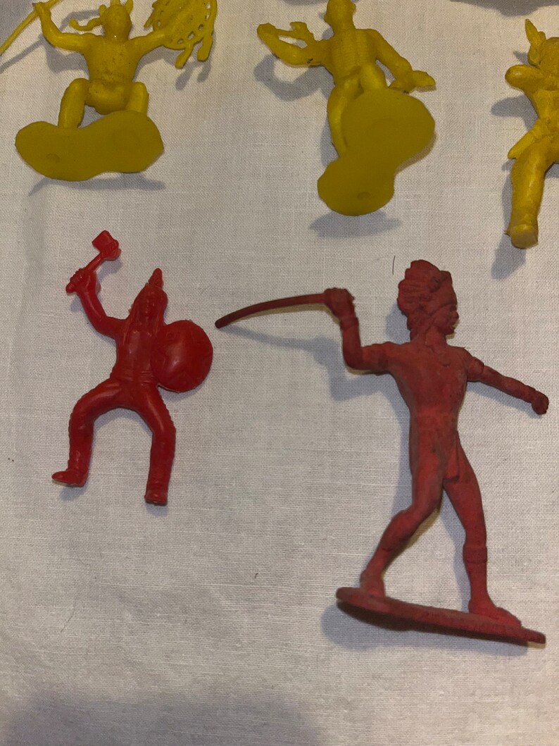 Vintage Native American Indian Action Figures 17 Pieces - Etsy