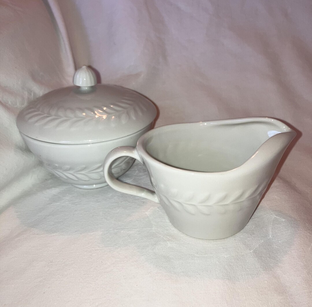 Vintage Shenango China, Carlton Shape, Creamer and Sugar Bowl Set ...