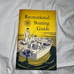 Vintage 1960 US Coast Guard Recreational Boating Guide Booklet - Etsy