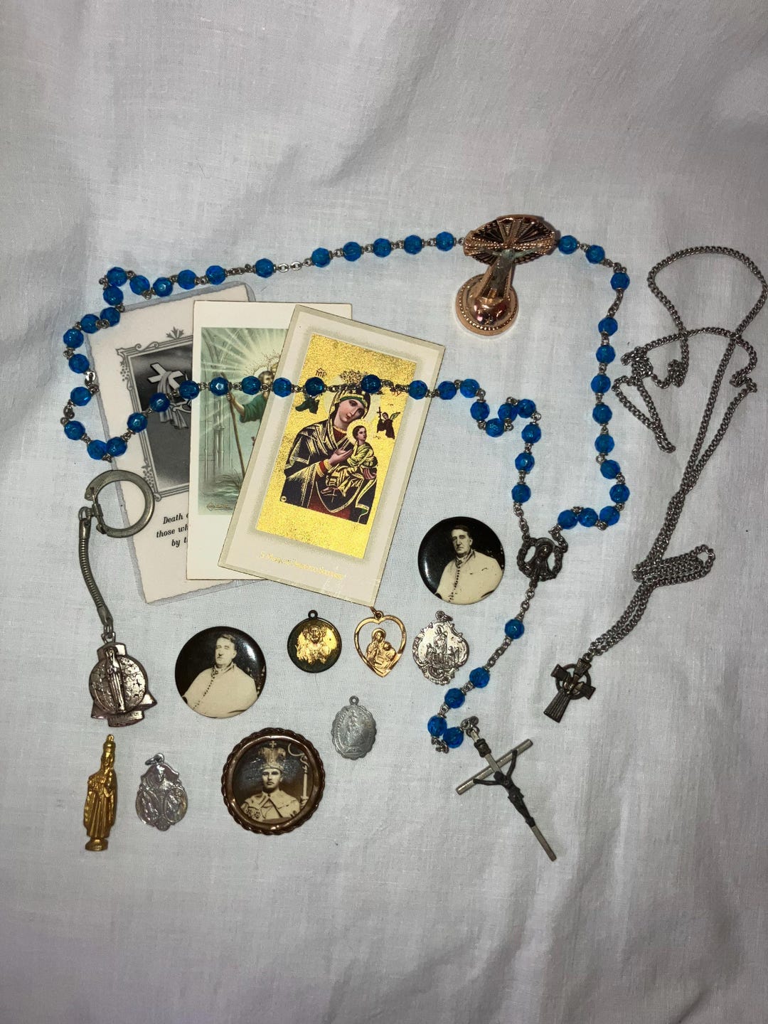 Vintage Catholic Christian Religious Ephemera Lot, Collection, Rosary ...