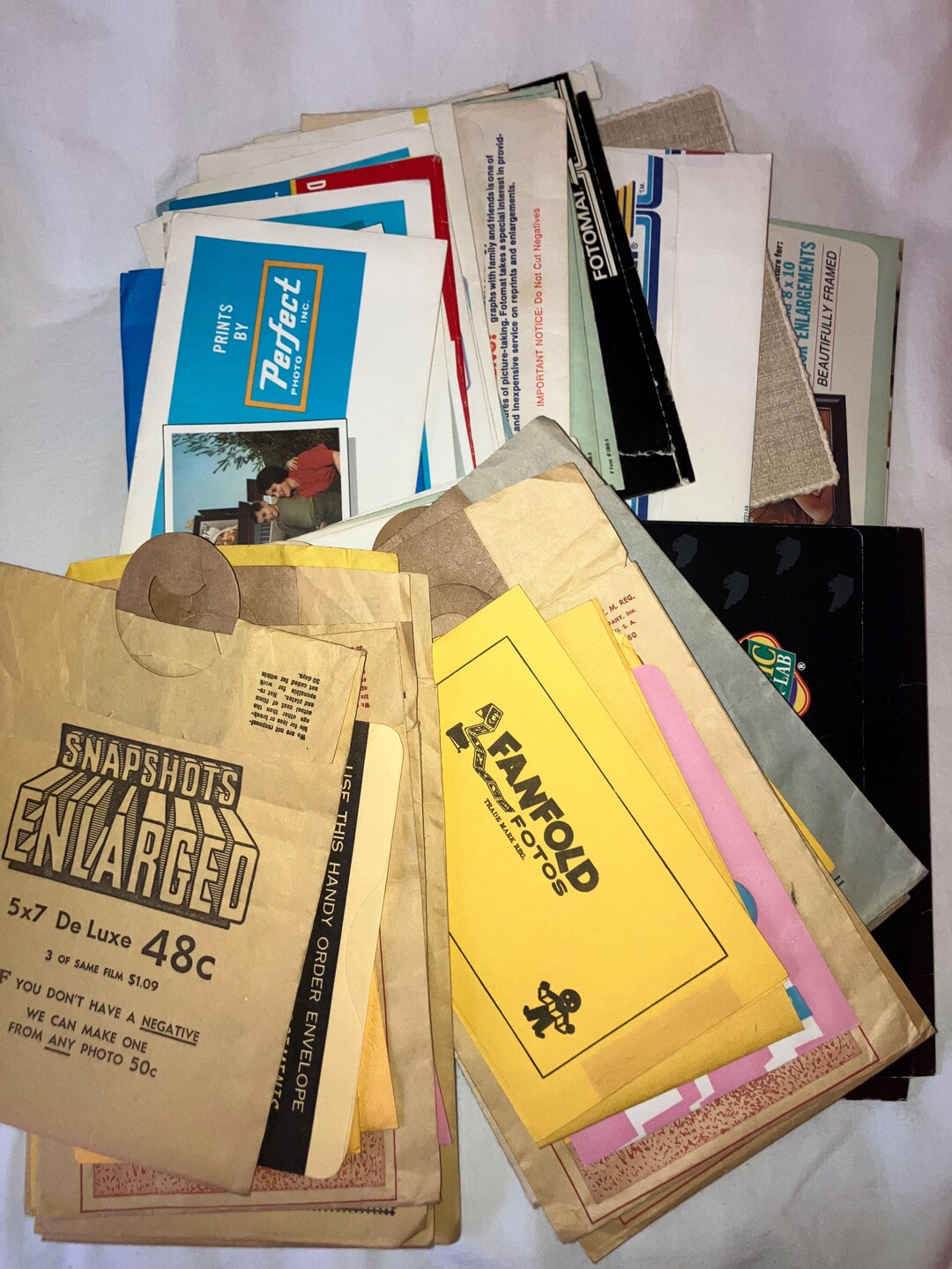 Vintage Film Envelopes, Different Eras 1950s-1990s, 60+ for Photographs ...