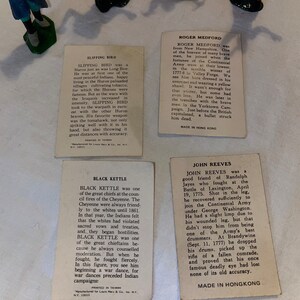 Vintage Marx Warriors of the World - Set of 4 Figurines With Cards ...