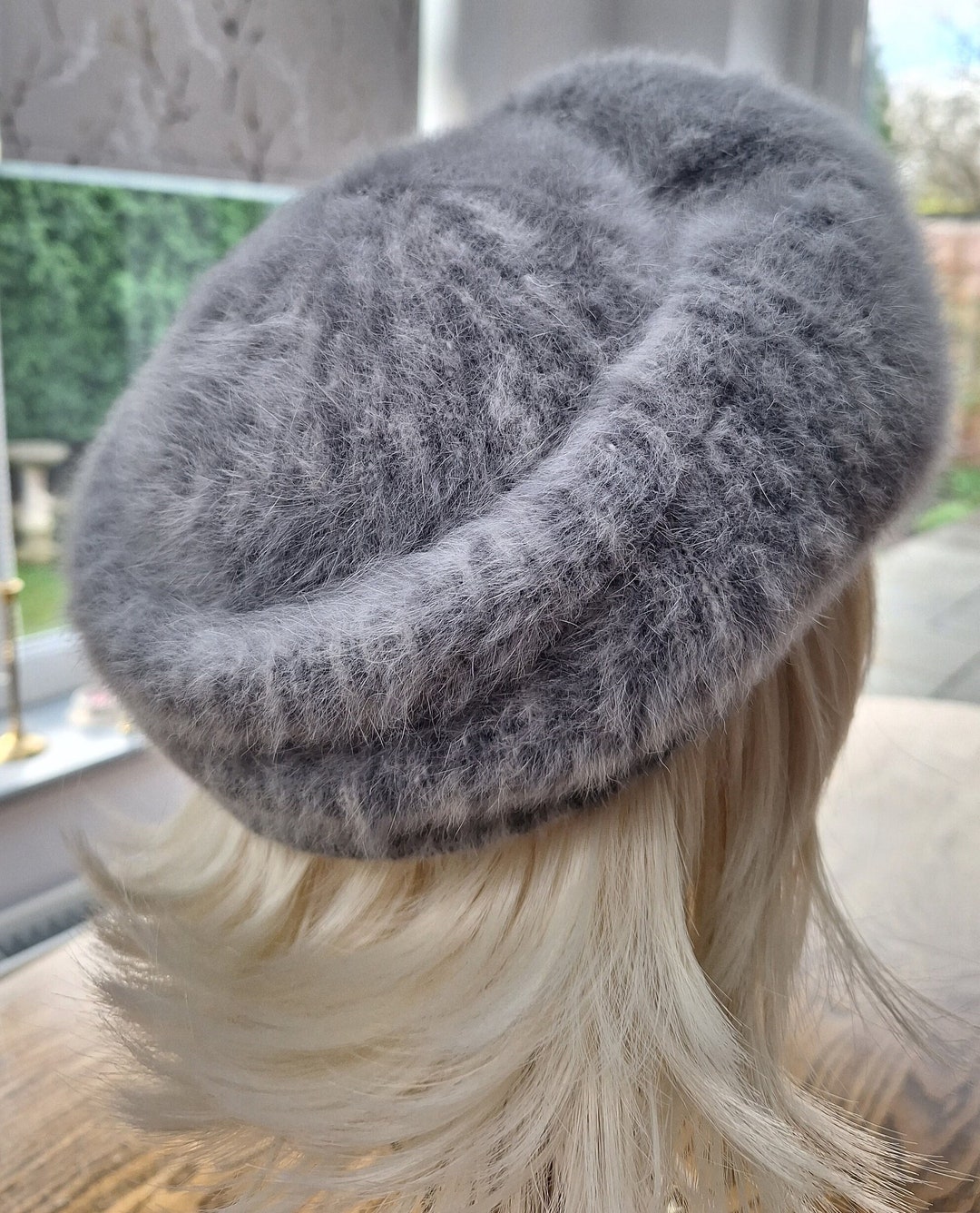 KANGOL Design Beret Made in England Grey Wool Beret Ladies Beret Small ...