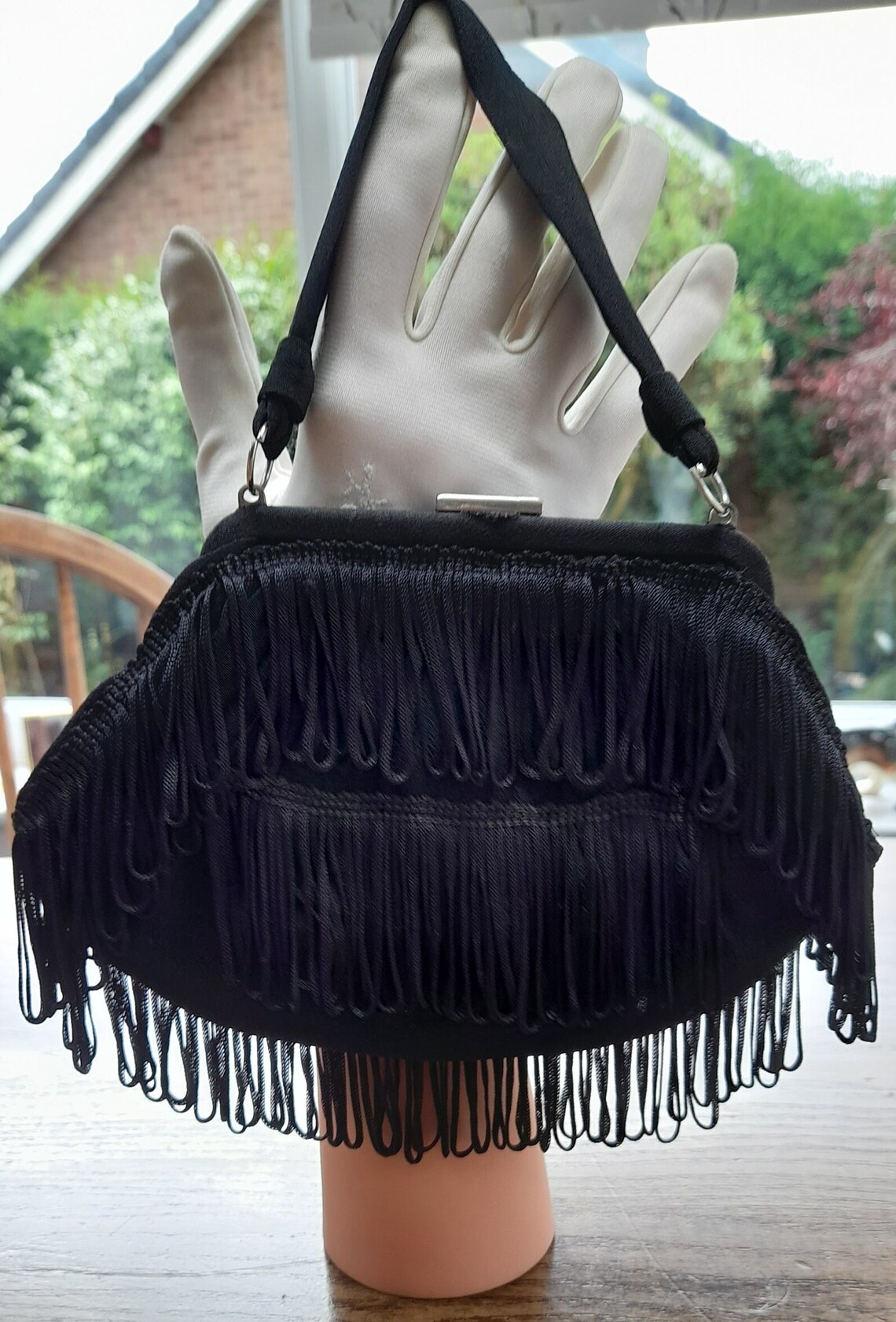 Vintage Top Handle Handbag CFR Made in England 1950s Fringed - Etsy UK