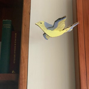 DIY Bird Mobile PDF: Cardboard Craft Project, Kids Room Decor ...
