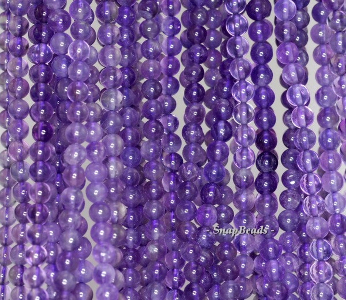 4mm Royal Deep Amethyst Gemstone Dark Purple Round 4mm Loose | Etsy