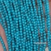 3mm Turquoise Gemstone Blue Turquoise Round 3mm Loose Beads 15.5 Inch ...