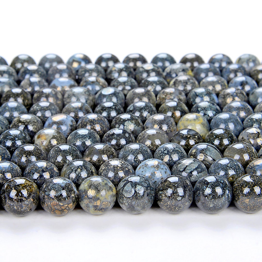 6MM Nipomo Marcasite Agate Rare Gemstone California USA, Pyrite in ...