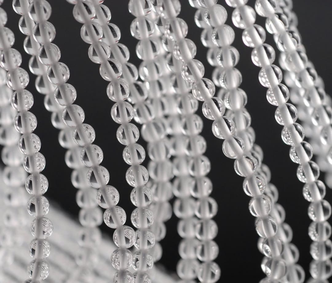 2MM Rock Crystal Clear Quartz Gemstone Grade AA Round 2MM Loose Beads ...