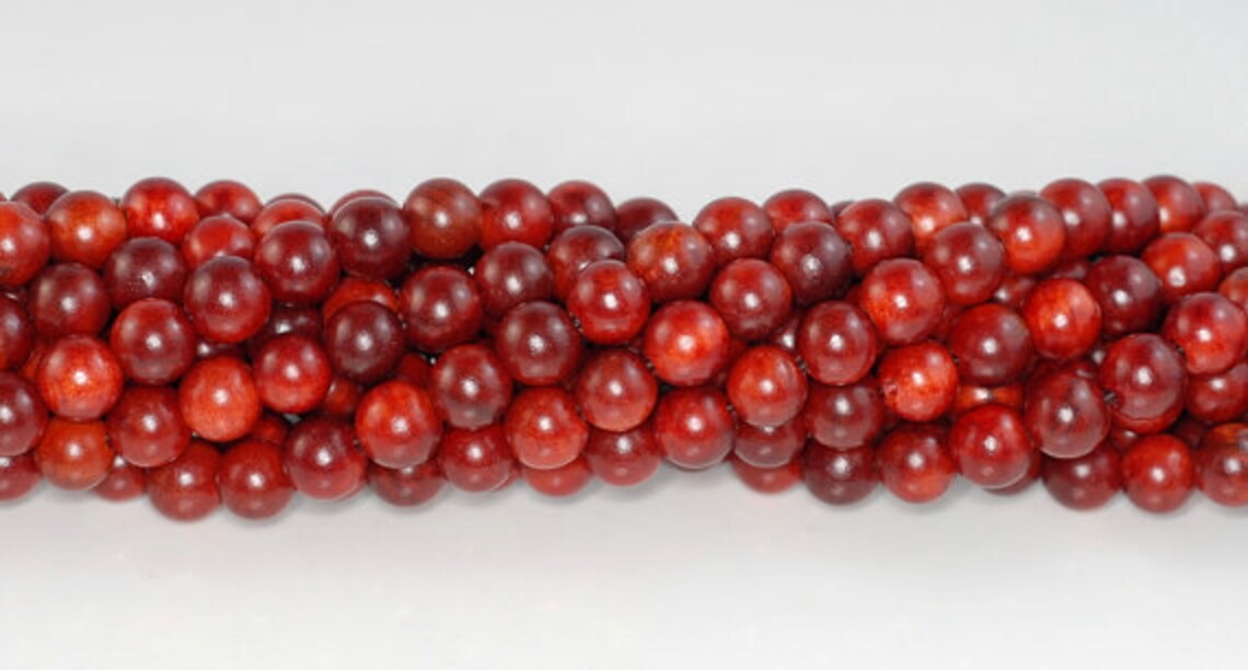 6mm 108PCS Natural Dragon Bloodwood Red Agathis Alba / Raja - Etsy