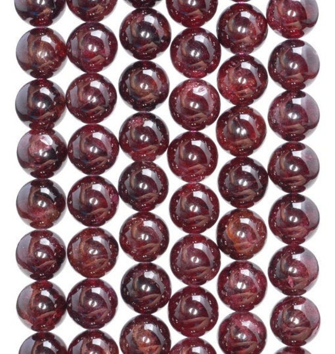 6mm Sangria Roter Granat Edelstein Rot Runde Lose Perlen 155 - Etsy