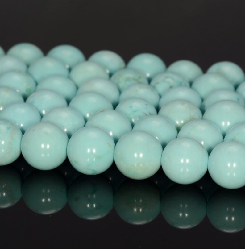 4mm Blue Howlite Turquoise Gemstone Light Blue Round 4mm Loose - Etsy