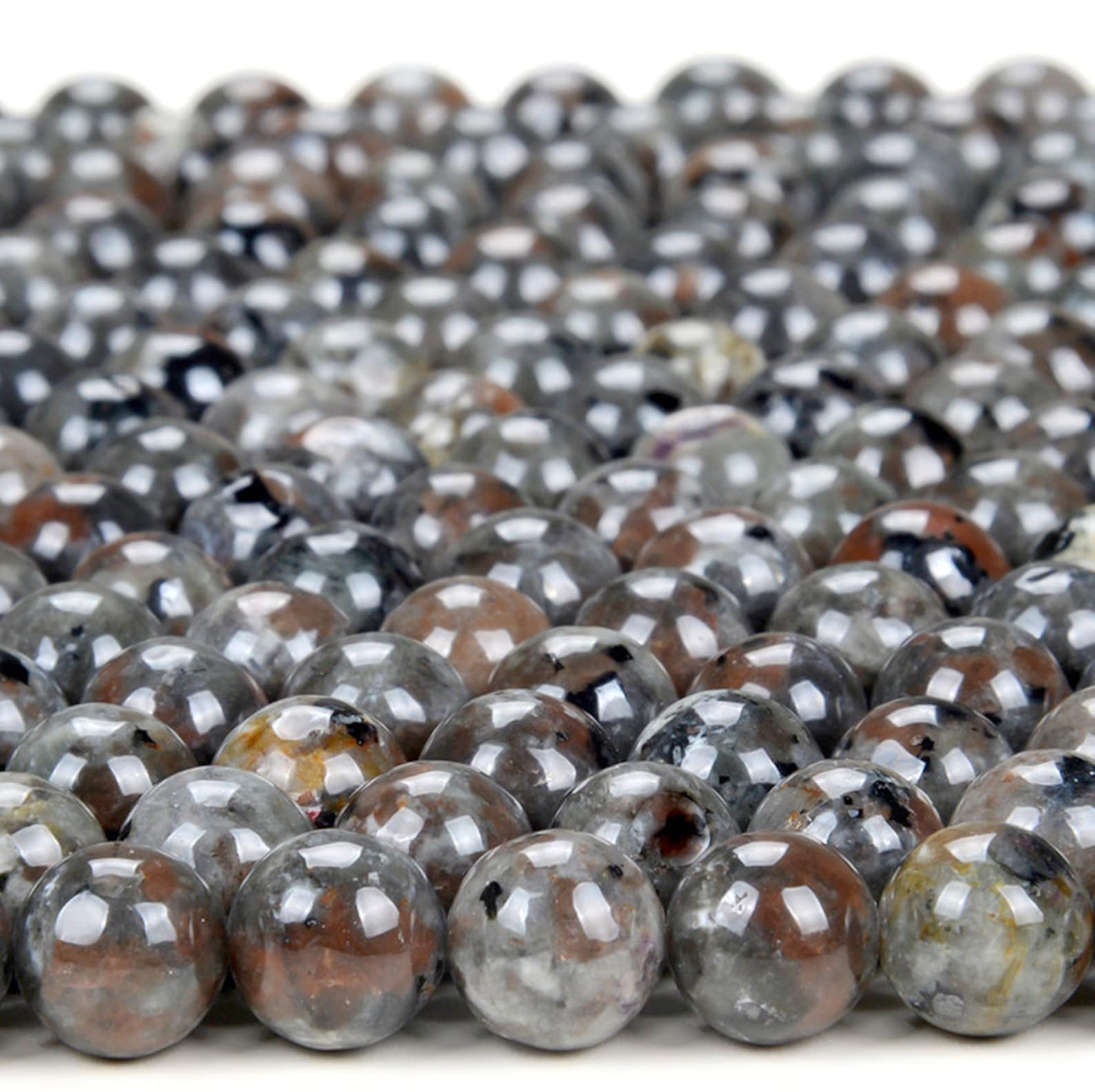 6MM Natural Yooperlite UV Reactive Gemstone Round Loose Beads | Etsy